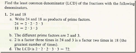 Finding the Least Common Denominator | TJ Homeschooling